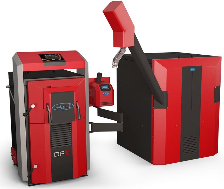 Attack 25 DPXP COMBI Pellet Kotel na tuhá paliva | TOPENILEVNE.CZ