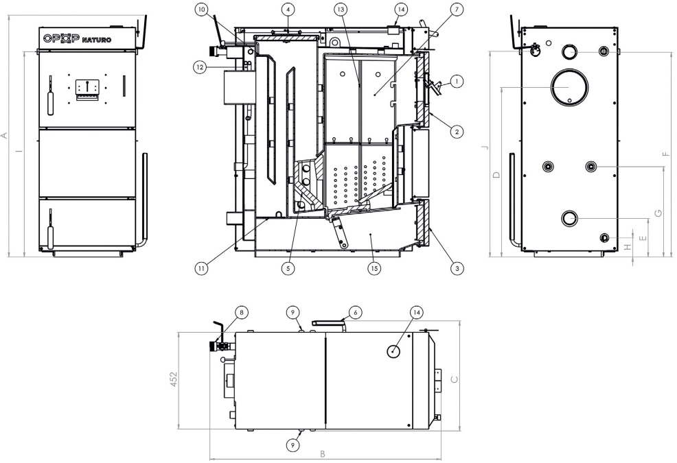 OPOP NATURO 21 Kotel na tuhá paliva | TOPENILEVNE.CZ