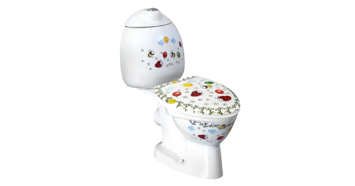 CREAVIT KID WC kombi dětské, zadní odpad, dekor | TOPENILEVNE.CZ