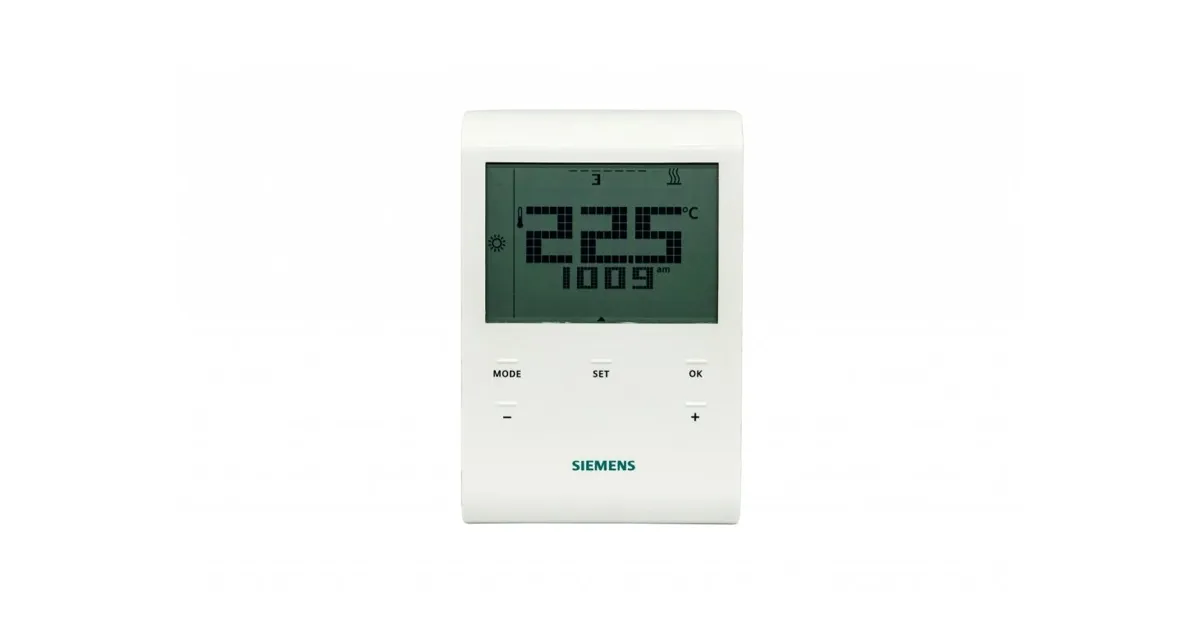 BOKI Prostorový termostat SIEMENS RDE100.1 | TOPENILEVNE.CZ