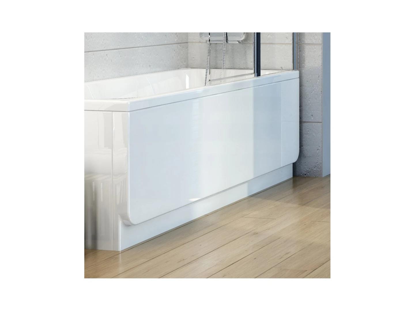 Ravak Panel A čelní Chrome 150 snowwhite | TOPENILEVNE.CZ