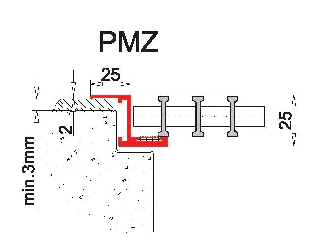 BOKI PMO mřížka 340mm /1250mm Dural - elox tmavý bronz | TOPENILEVNE.CZ