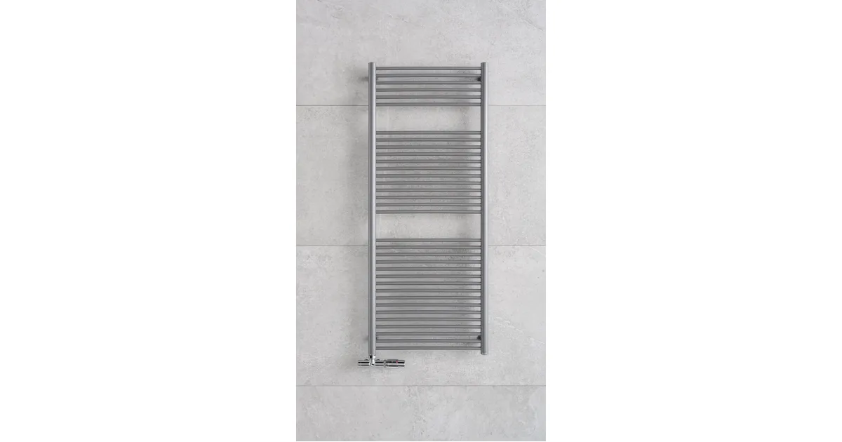 Koupelnový radiátor PMH Taifun 500x1630mm, Černá lesklá | TOPENILEVNE.CZ