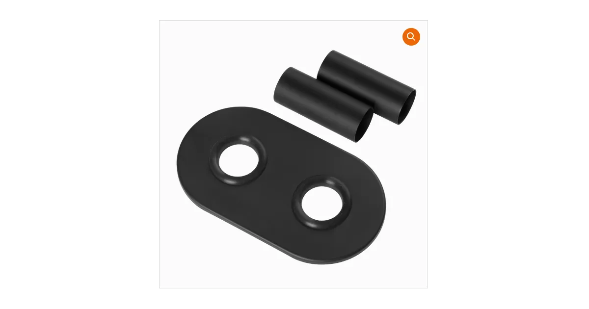 INVENA Krycí rozeta pro středové připojení radiátoru, černá (UA-12-C15 ...