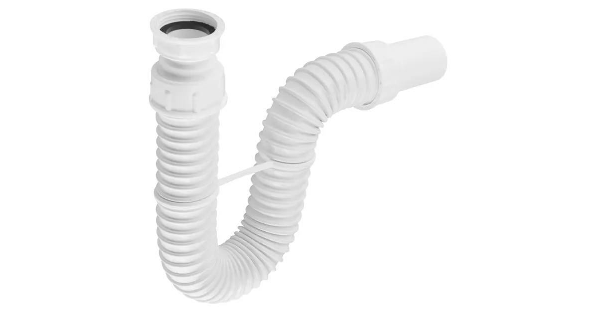 BRUCKNER FLEXY umyvadlový sifon 5/4", DN40, bílá | TOPENILEVNE.CZ