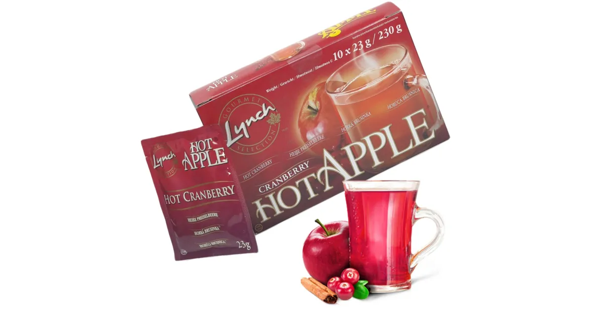 Lynch Foods Hot Apple - Horká brusinka sáček 10x23g | TOPENILEVNE.CZ