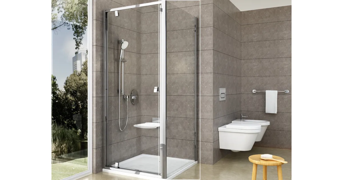 Ravak pevná stěna Pivot PPS-80 bright alu+Transparent | TOPENILEVNE.CZ