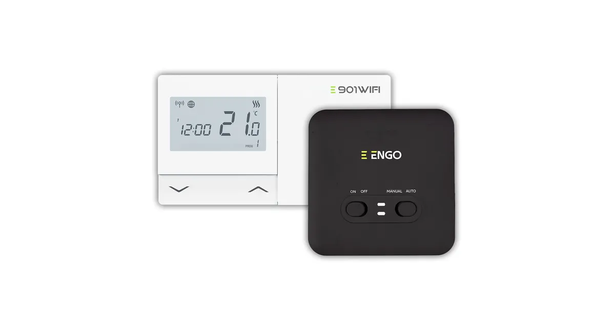 ENGO Controls Bezdrátový programovatelný Wi-Fi termostat E901-WIFI ...