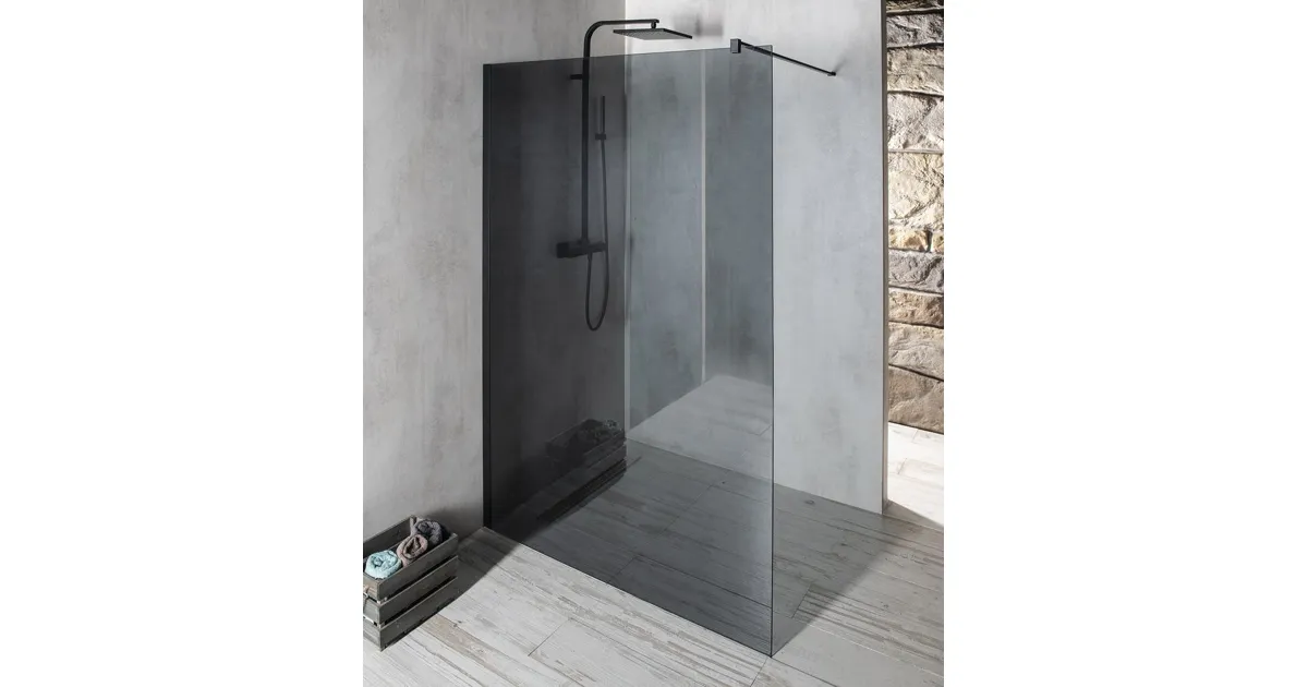 GELCO VARIO BLACK jednodílná sprchová zástěna k instalaci ke stěně ...