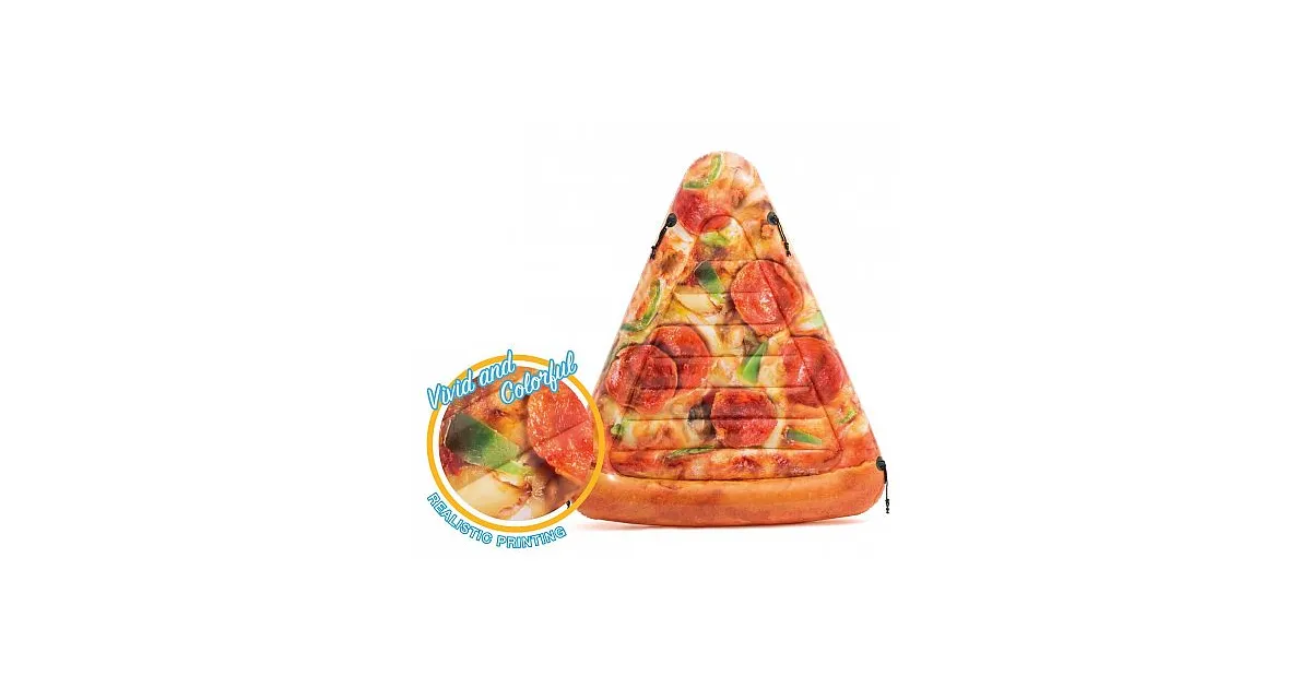 Intex 58752 Nafukovací lehátko pizza 175 x 145 cm | TOPENILEVNE.CZ