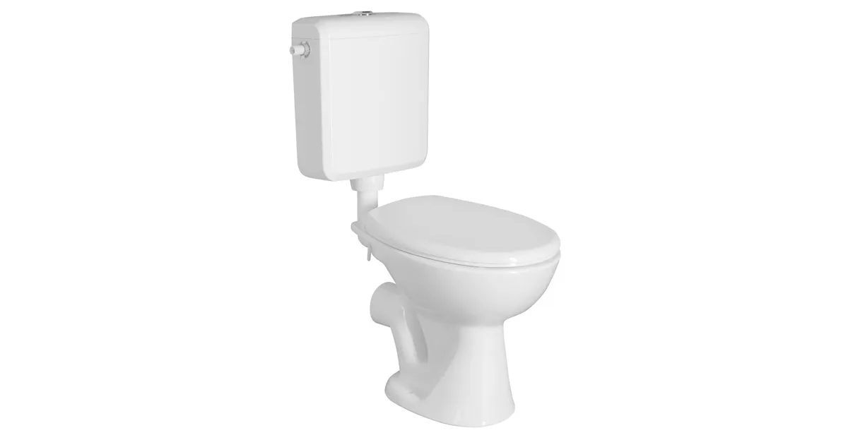 CREAVIT WC kombi, dvojtlačítko 3/6l, zadní odpad, bílá | TOPENILEVNE.CZ