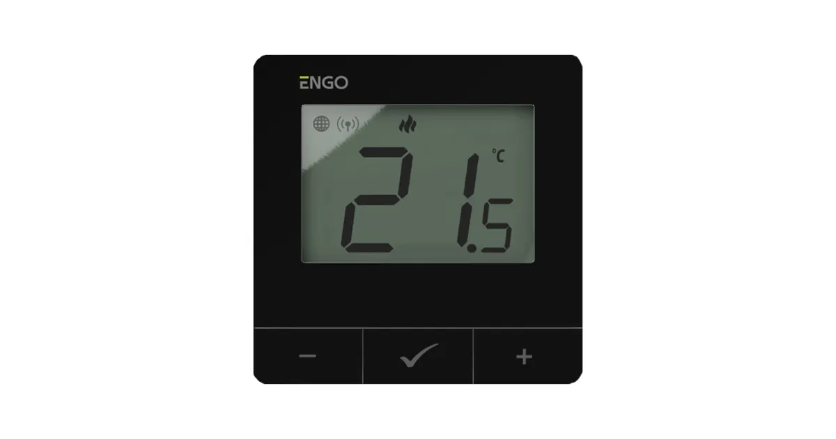 ENGO Controls Chytrý termostat E25-24B, RF, 24V, ENGO Smart, TUYA ...