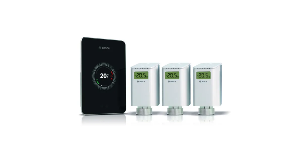 Bosch EasyControl SET CT 200 černý - prostorový regulátor vč ...