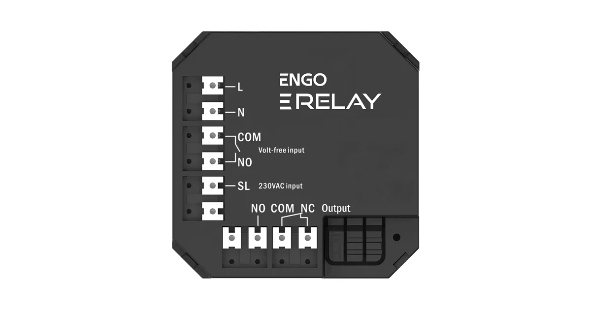 ENGO Controls Spínací modul ERM-12A, 1x12 A, 230V, ENGO Smart, TUYA | TOPENILEVNE.CZ