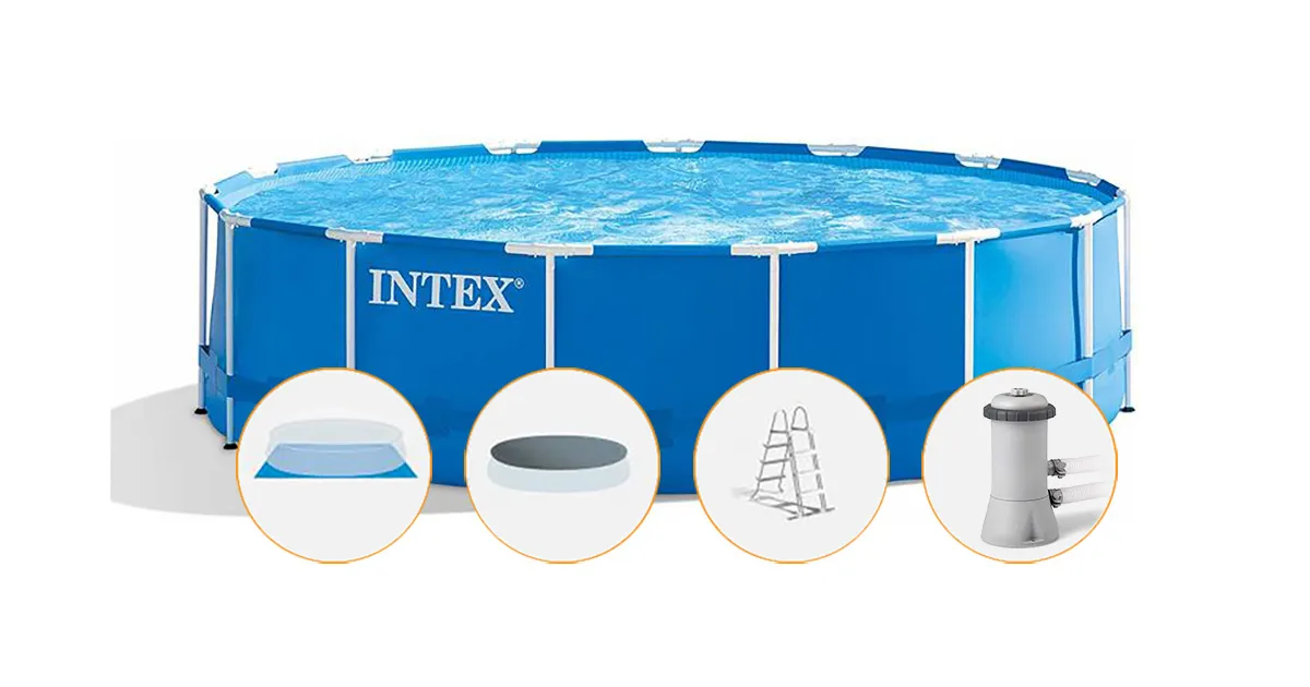 Intex Bazén Metal Frame Set 457 x 122 cm 28242 | TOPENILEVNE.CZ